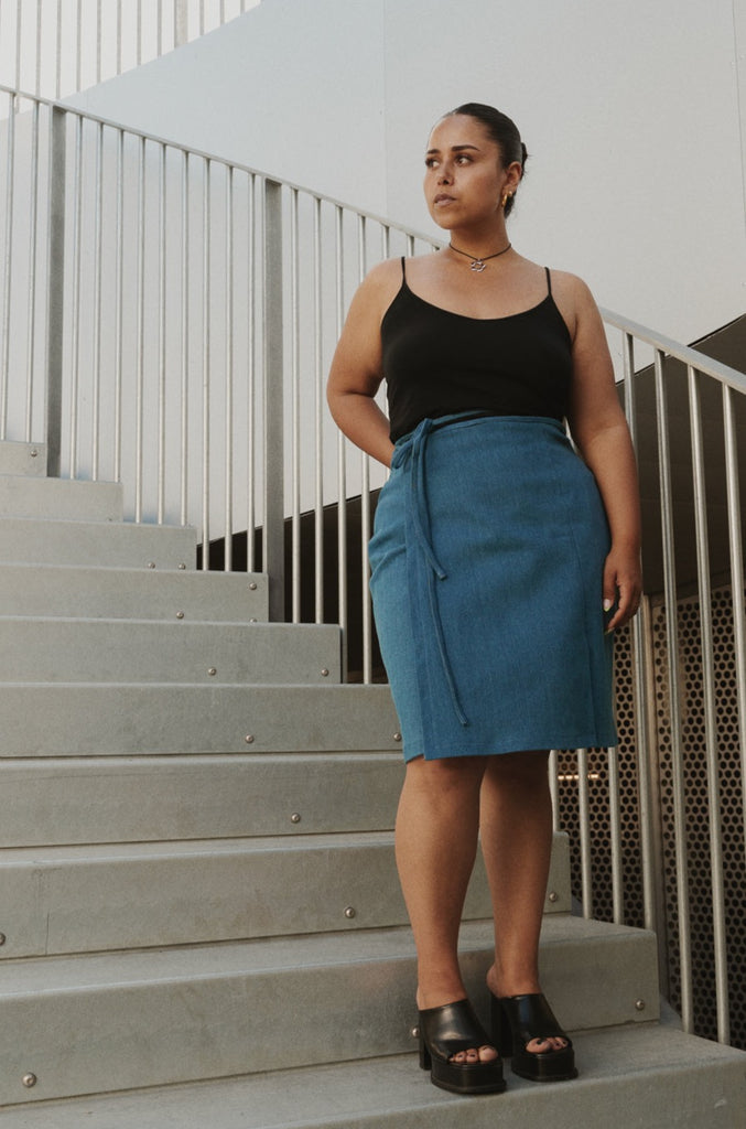Puff and Pencil, Strap Wrap Skirt PDF Pattern – Lakes Makerie
