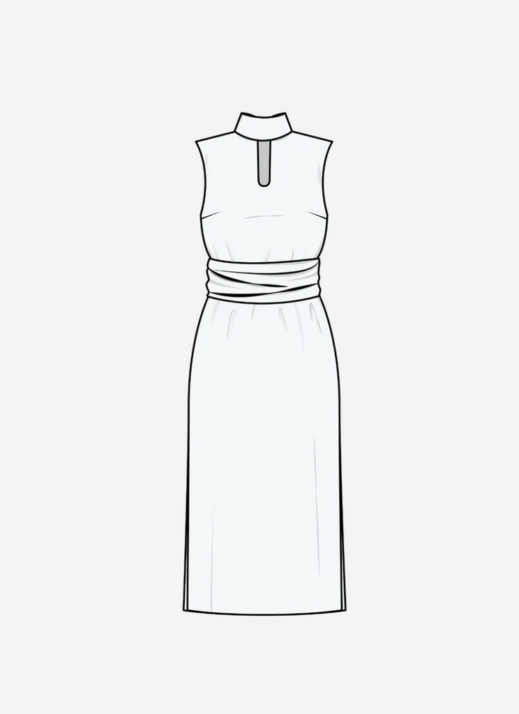 Puff and Pencil, Keyhole Dress PDF Pattern – Lakes Makerie