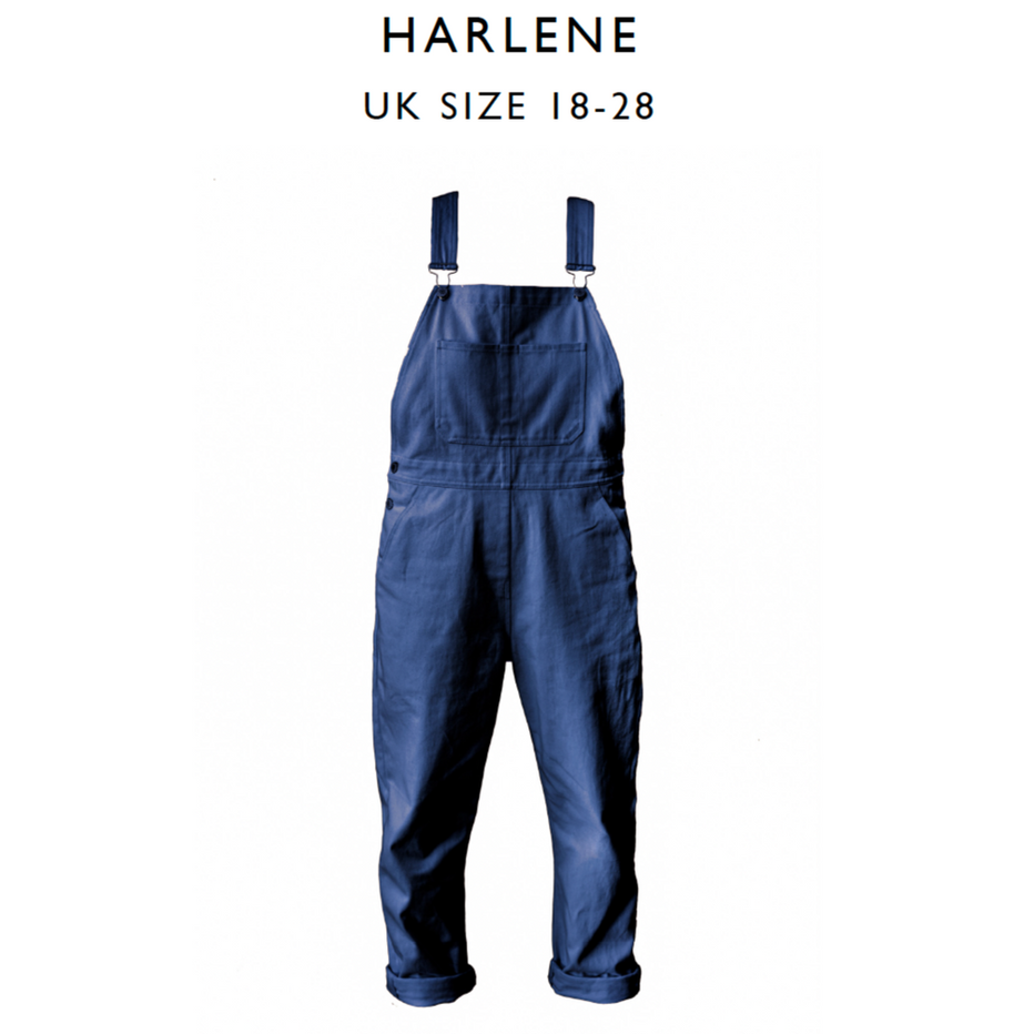 Merchant & Mills, The Harlene Dungarees PDF Pattern – Lakes Makerie