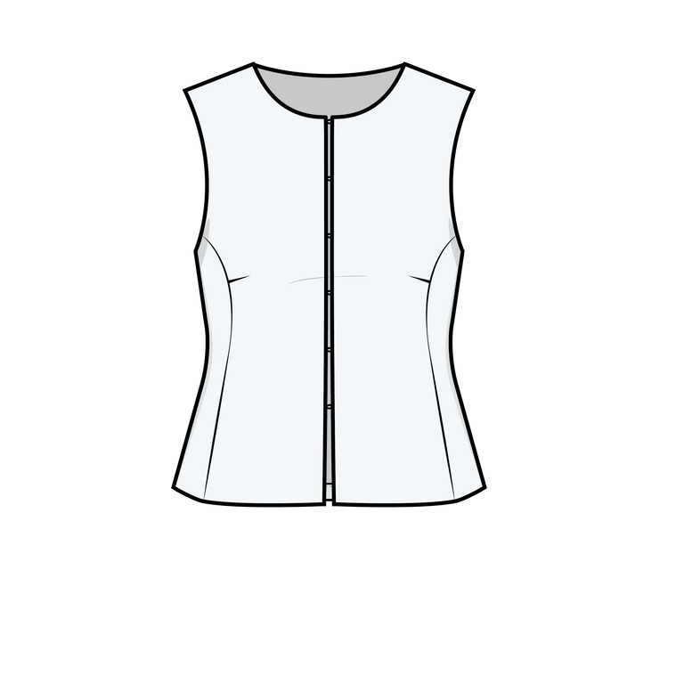 Puff and Pencil, Silhouette Blouse PDF Pattern – Lakes Makerie