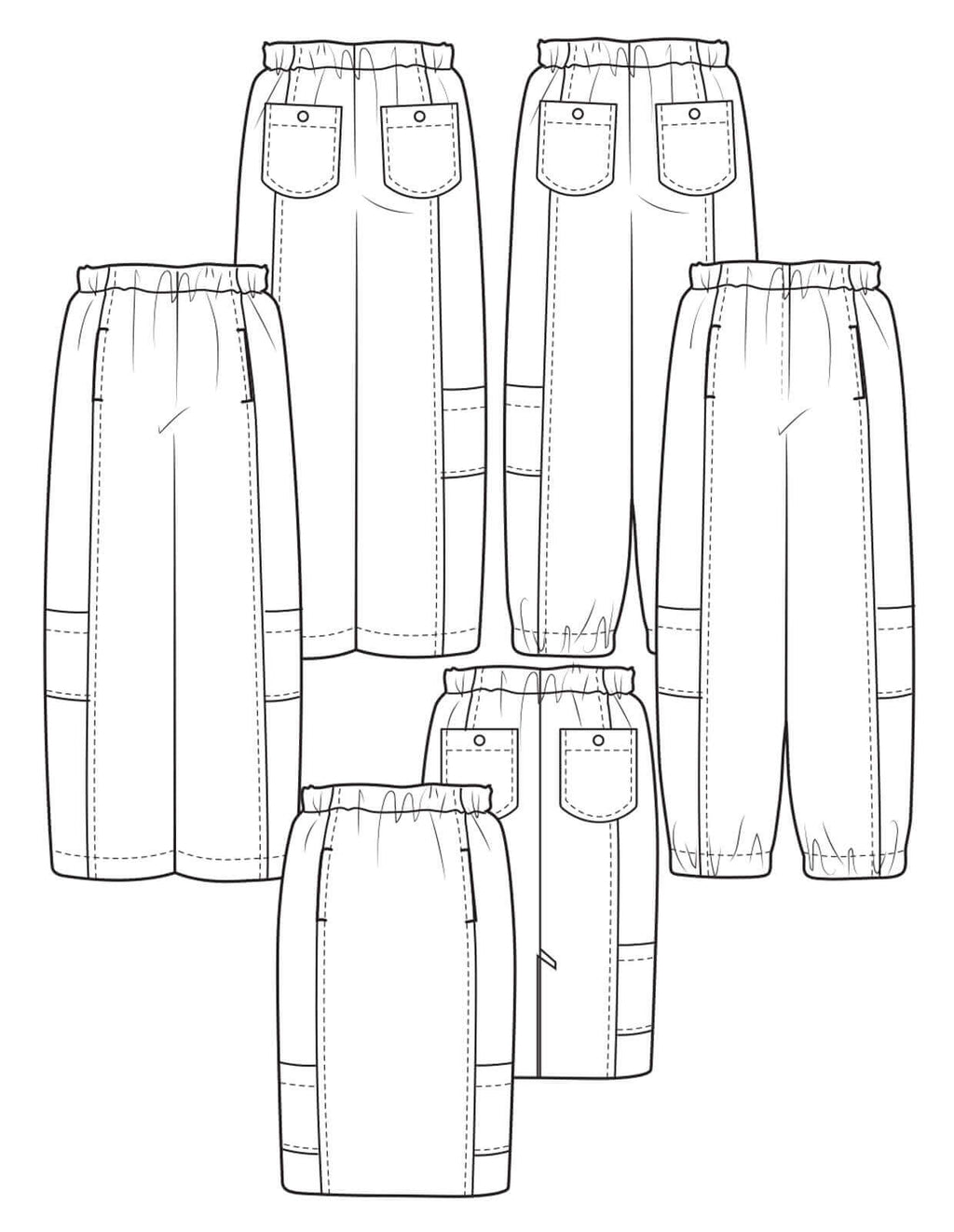 The Maker's Atelier 50, The Utility Pant and Skirt PDF Pattern – Lakes ...