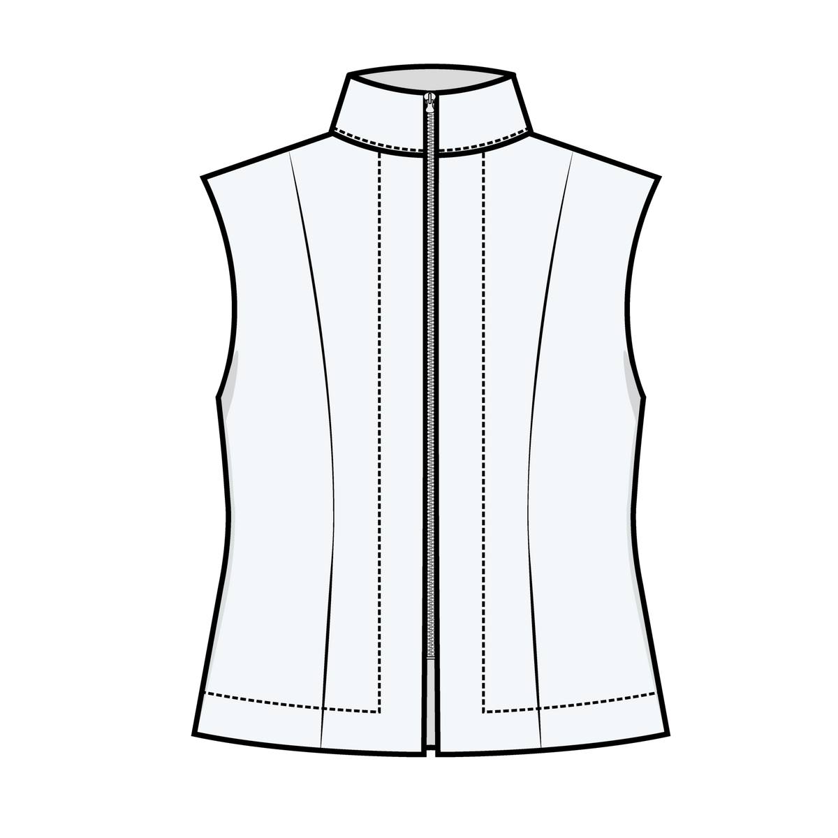 Puff and Pencil, Zip Vest PDF Pattern – Lakes Makerie