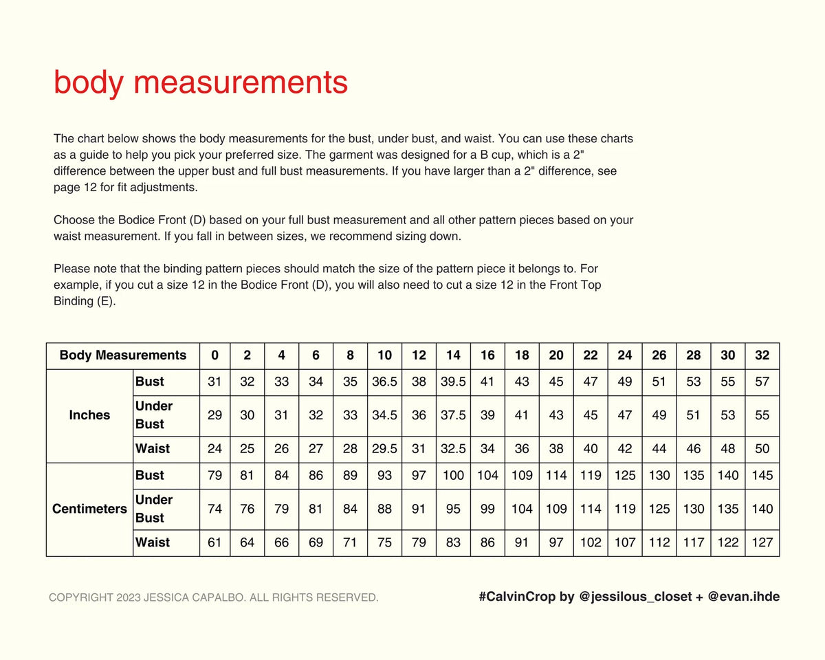 Jessilous Patterns, The Calvin Crop PDF Pattern – Lakes Makerie