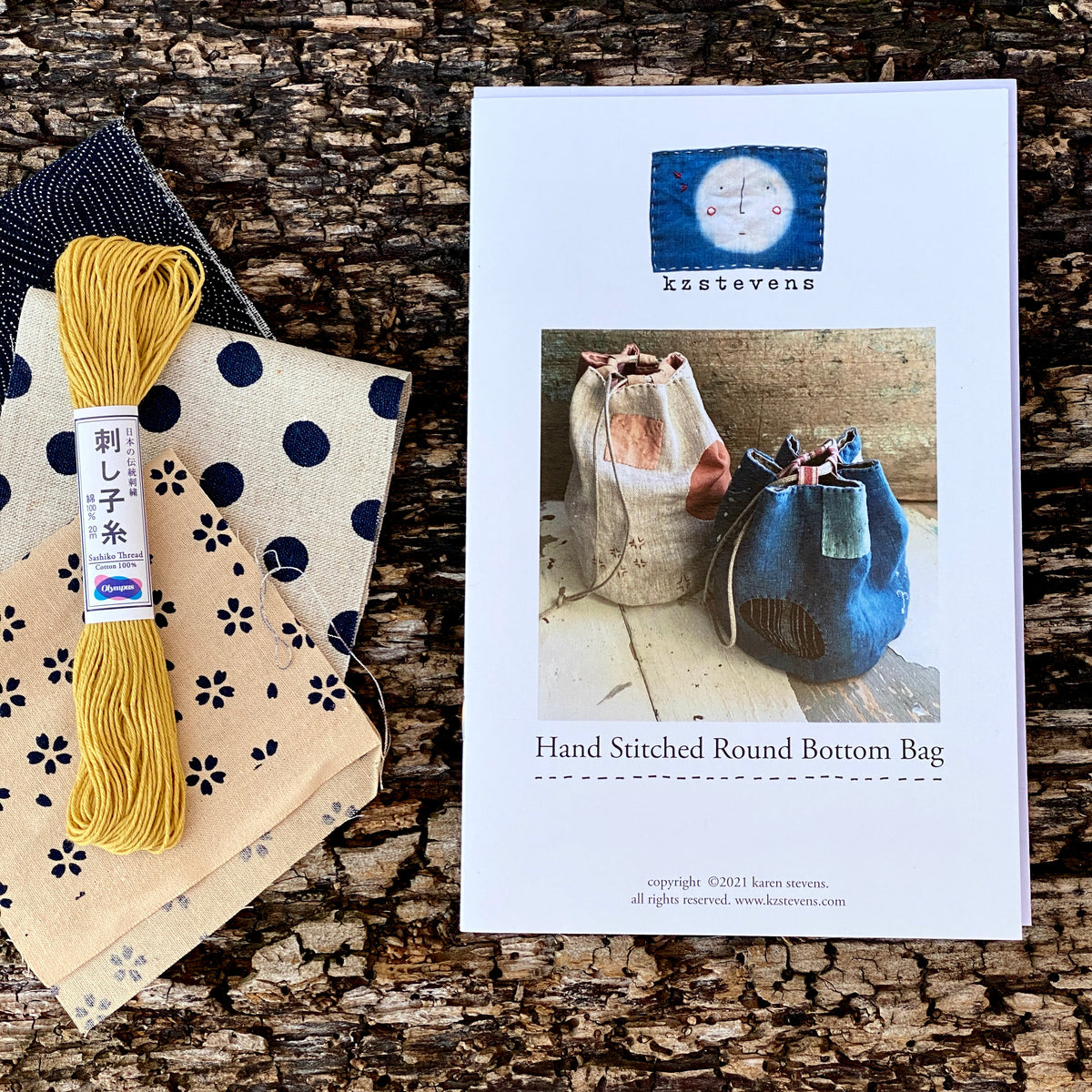 kzstevens Round Bottom Drawstring Bag – Lakes Makerie