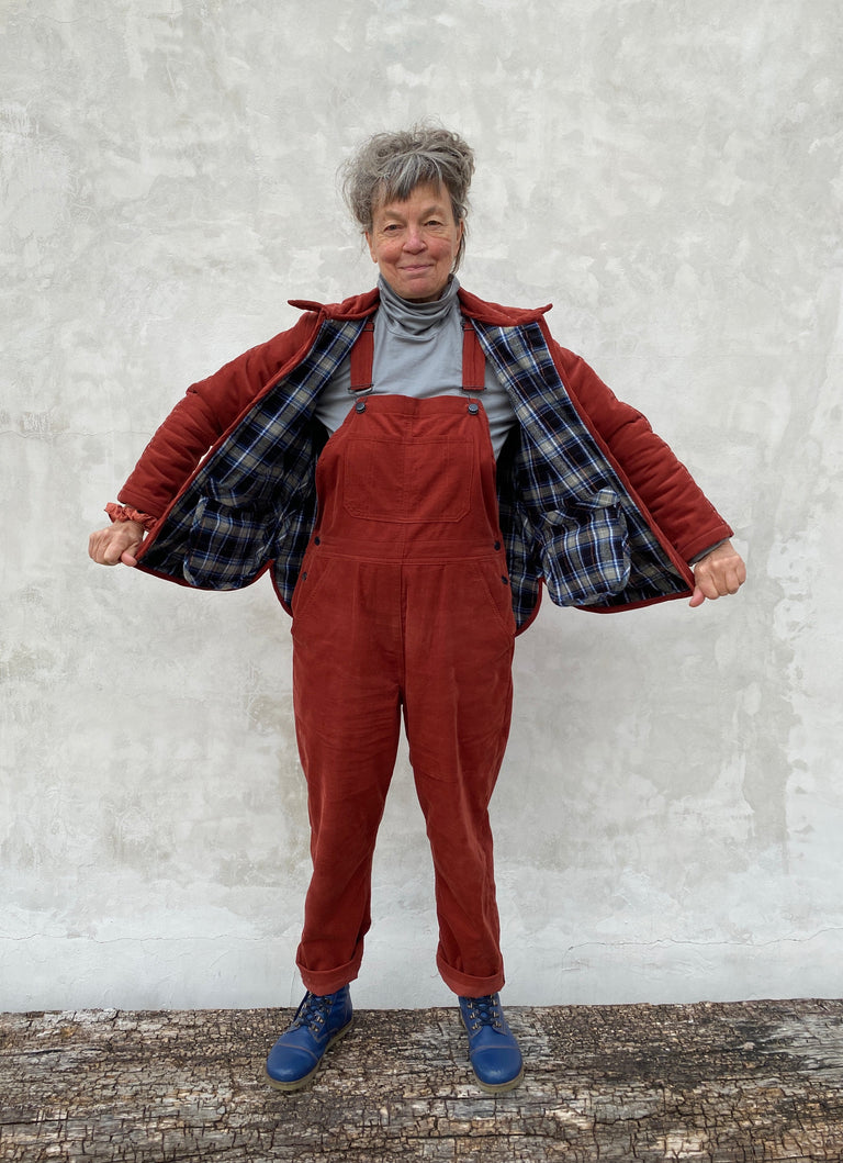 Merchant & Mills, The Harlene Dungarees PDF Pattern – Lakes Makerie