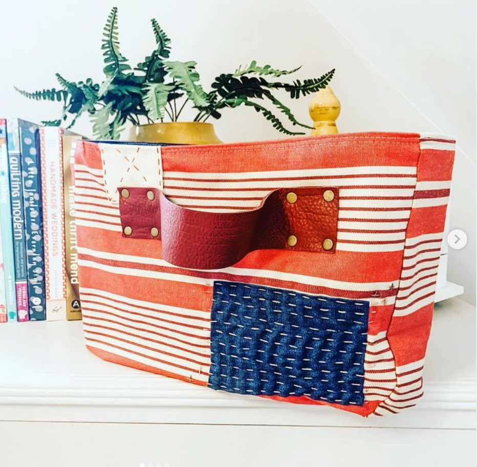 kzstevens Side Handle Gusset Tote Pattern – Lakes Makerie